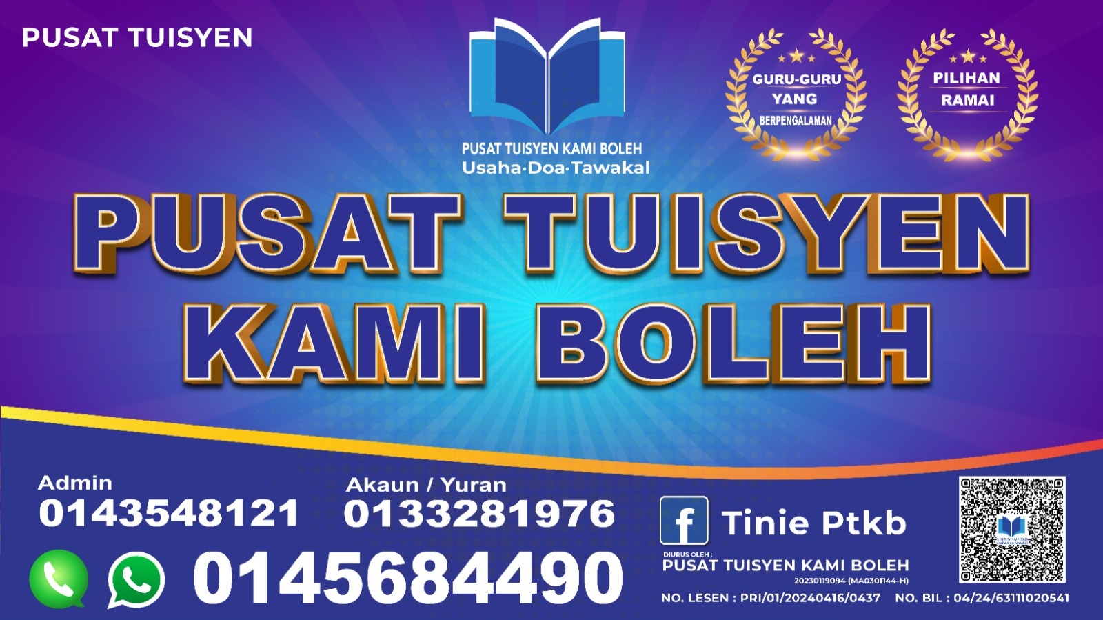 PUSAT TUISYEN KAMI BOLEH Yuran My